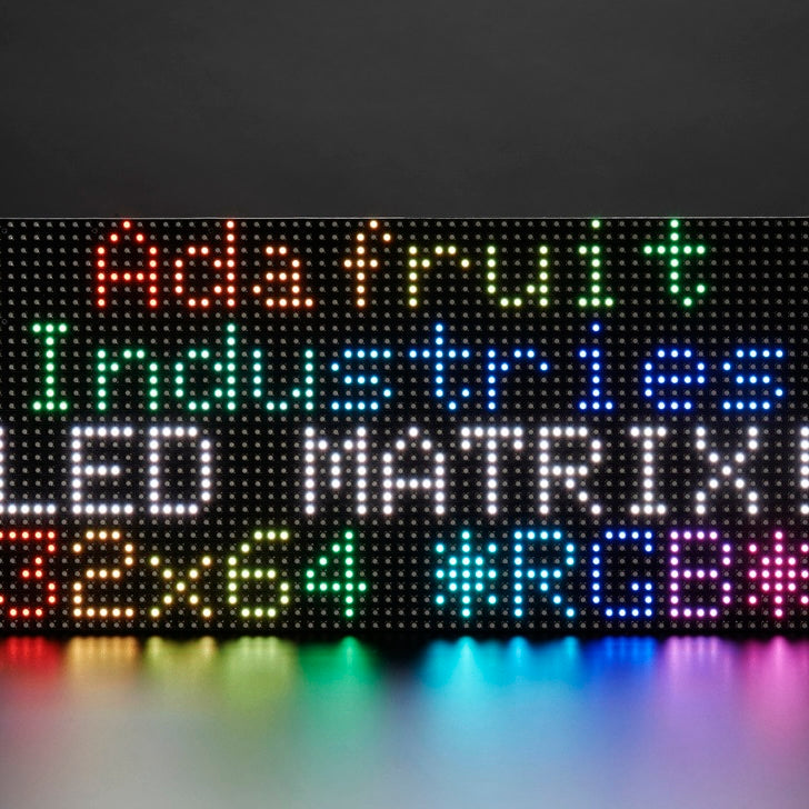 Adafruit 64x32 RGB LED Matrix Panel 6mm Rastermaß | Paradisetronic.com