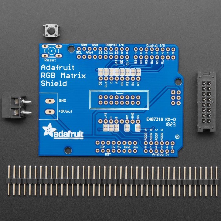 Adafruit Rgb Matrix Shield For Arduino