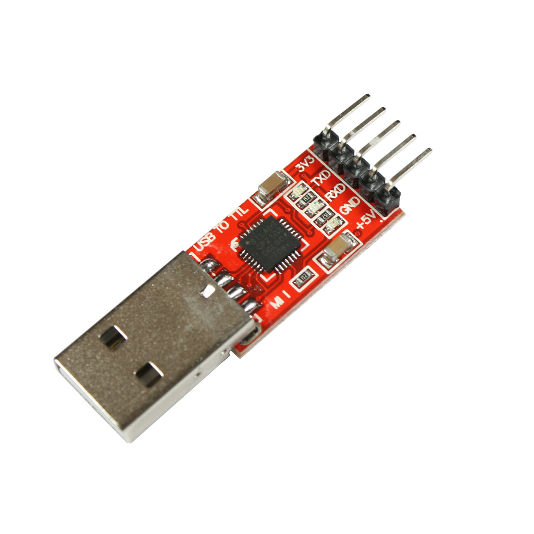 CP2102 USB to TTL, UART-Converter-Adapter, Serial Connector ...
