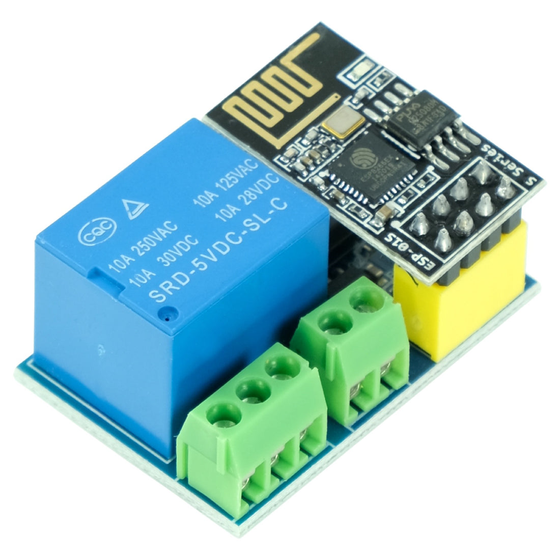ESP-01 ESP8266 WiFi Module with Relay Shield | Paradisetronic.com