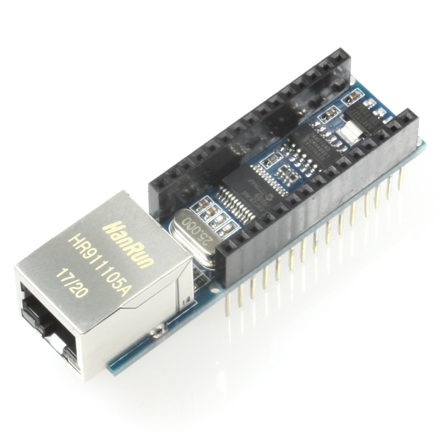 Ethernet Shield for Arduino Nano with ENC28J60, RJ45 | Paradisetronic.com