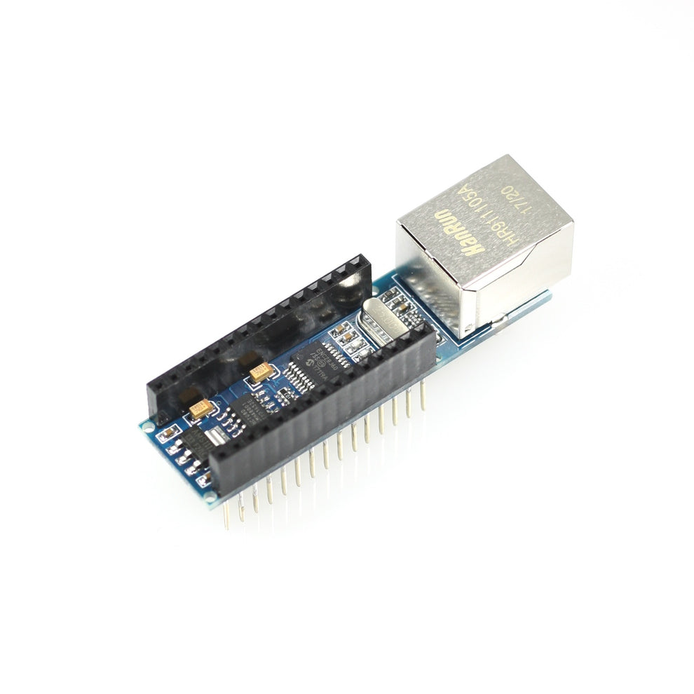 Ethernet Shield for Arduino Nano with ENC28J60, RJ45 | Paradisetronic.com