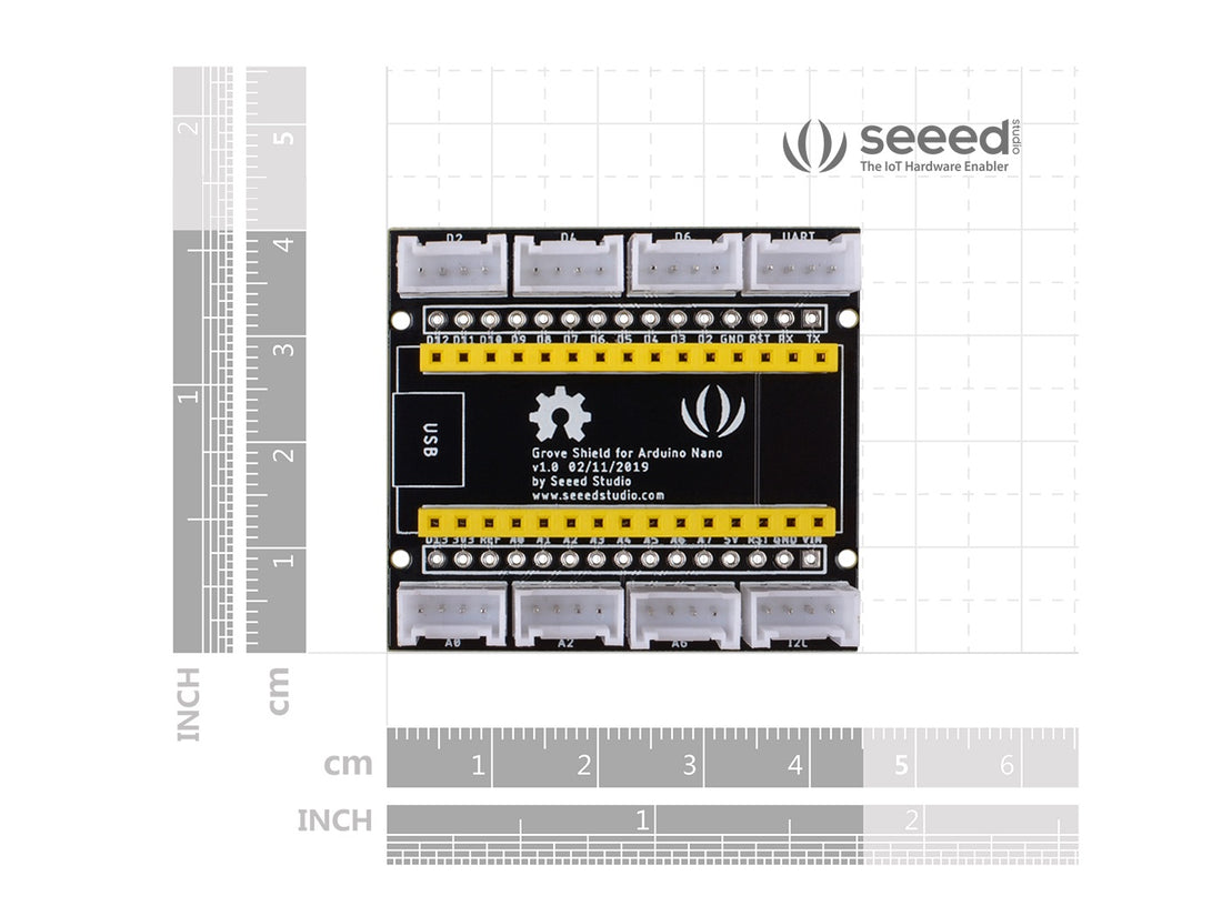 Seeed Studio Grove Shield for Arduino Nano | Paradisetronic.com